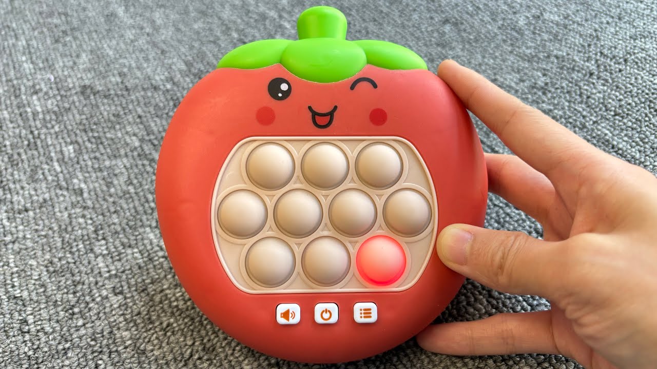 5 Minutes Satisfying with Unboxing Fruit Speed Push Pop It Game ...