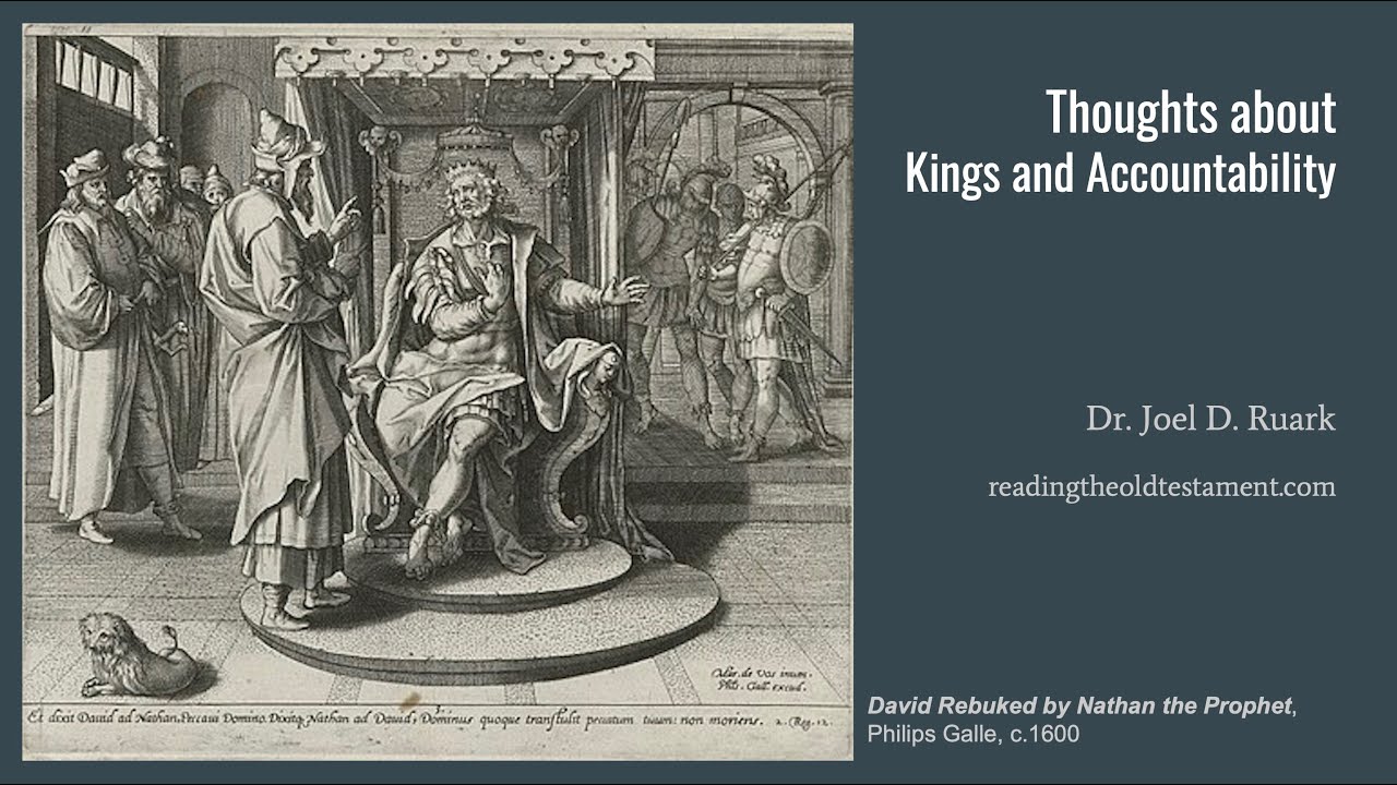 Thoughts about Kings and Accountability - YouTube