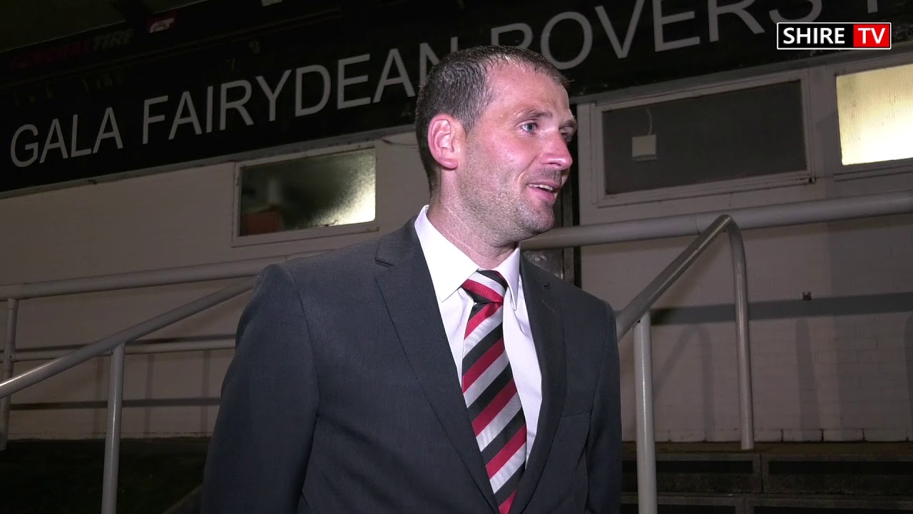 Shire TV - Derek Ure (Post Gala Fairydean Rovers 28th August 2019 ...