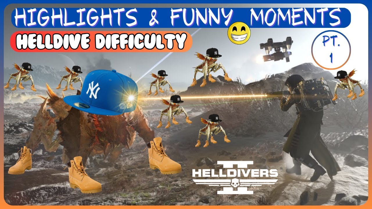 Helldivers 2 WTF Moments & Highlights Pt. 1 (Helldive Difficulty) - YouTube