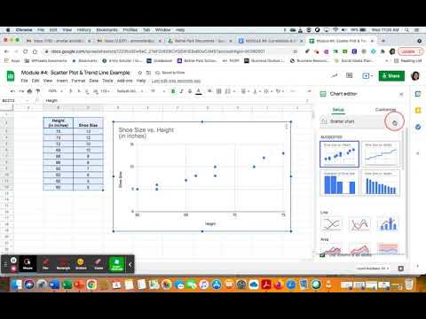 Module #4: Scatter Plots, Trend Lines & R-Squared - YouTube