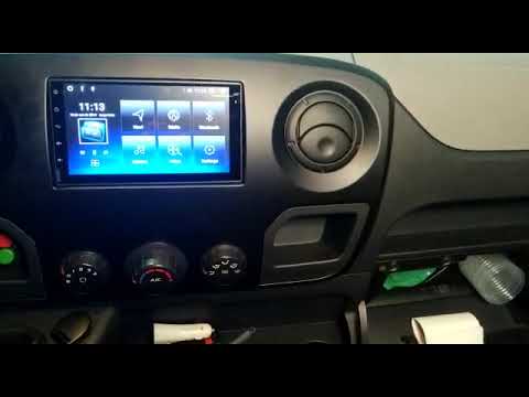 Central Multimídia Renault Master Android 8.1 - YouTube