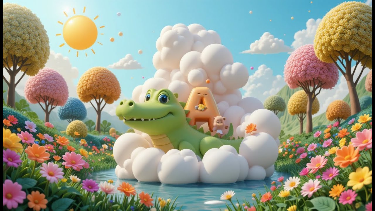 A is for Alligator - ABC Song for Kids | Learn Alphabet with Animals ...