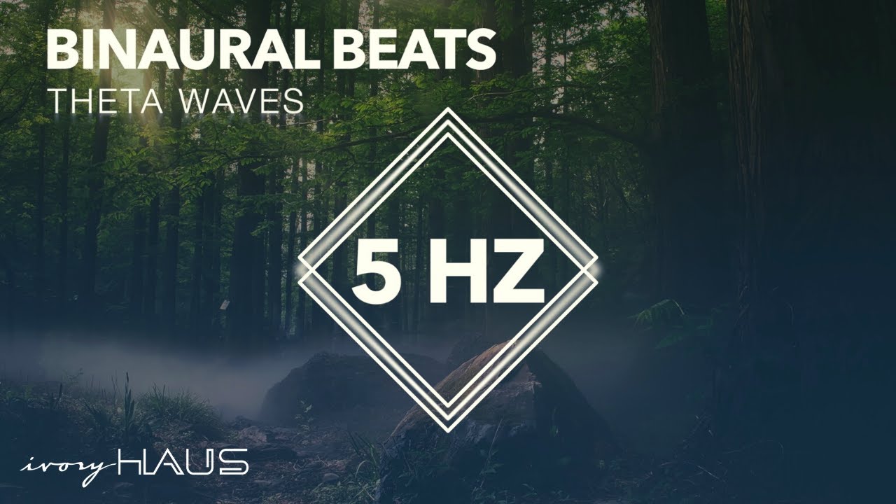 5Hz Theta Wave Binaural Beats with Hypnotic Ambient Drone Soundscape ...