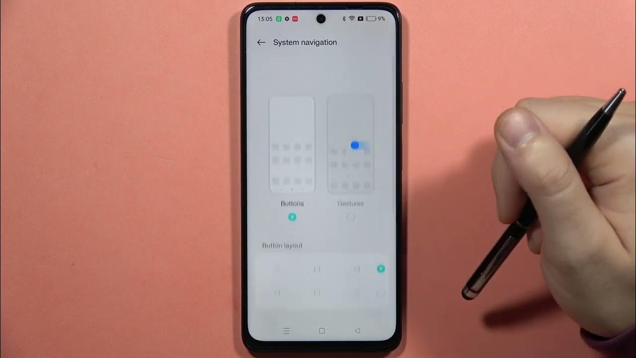 Realme C67: Change System Navigation - Enable Gestures or Buttons Navigation #realmephone - YouTube
