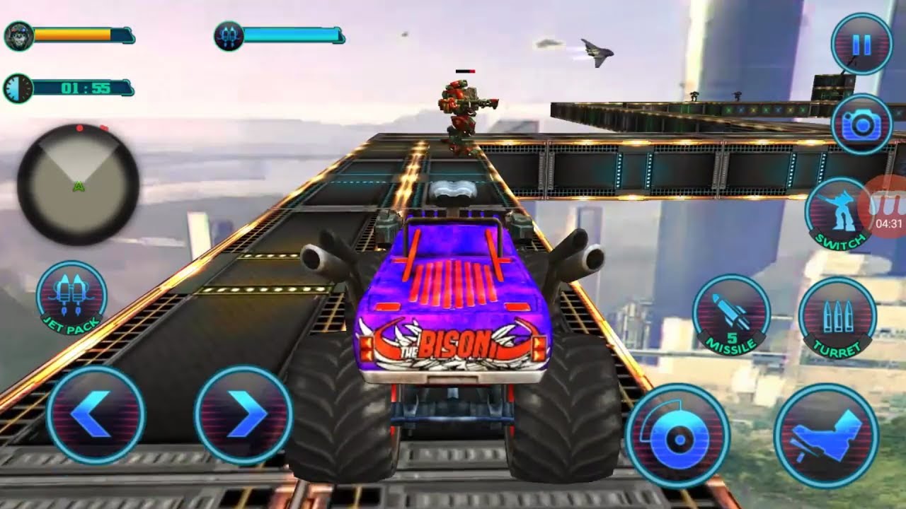 Impossible Flying Monster Robot Superhero Fighting - Tech 3D Games ...