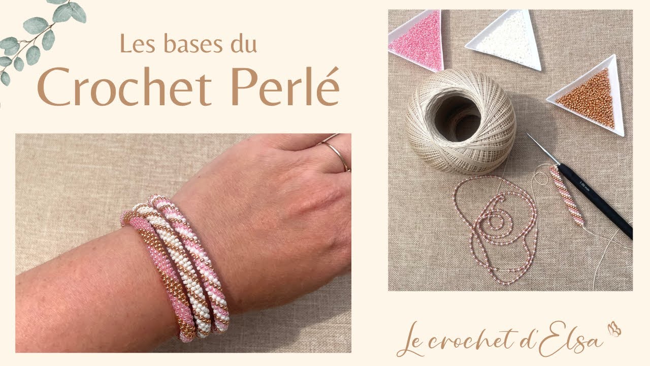 Nouveauté ! Vous allez adorer le crochet perlé ! - YouTube