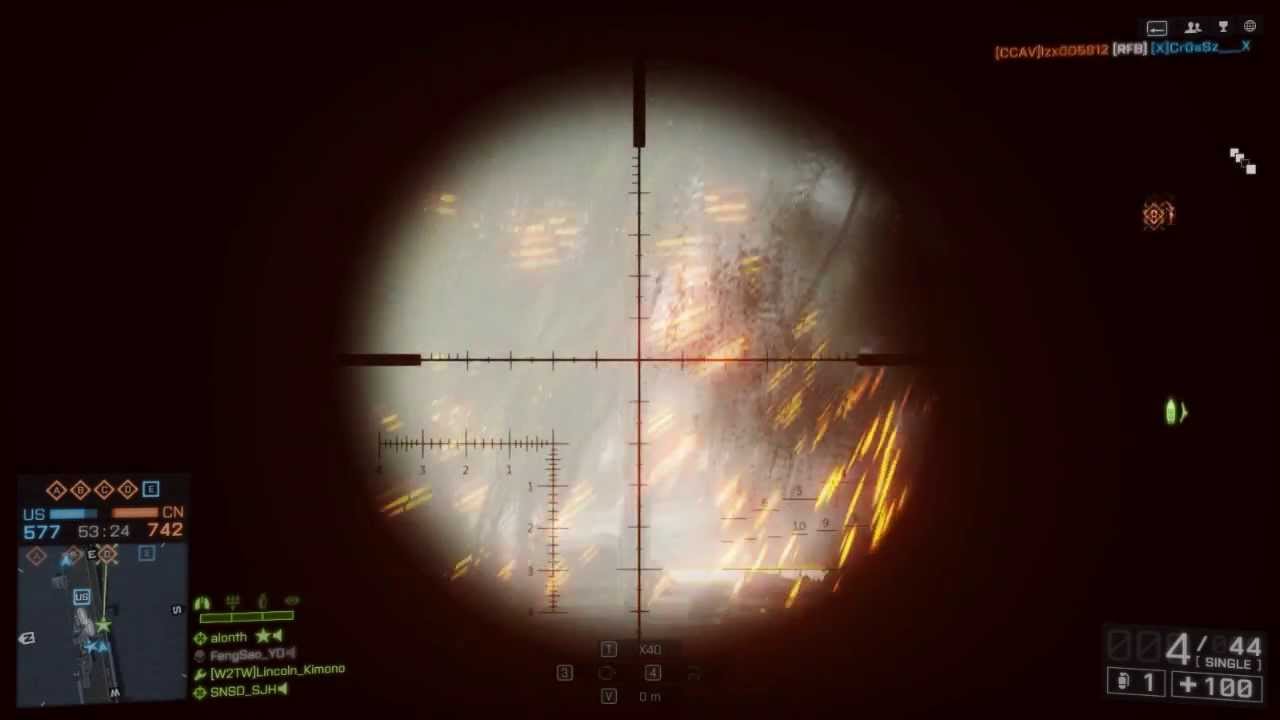 Battlefield 4: Sniper! CS-LR4 [TH] - YouTube