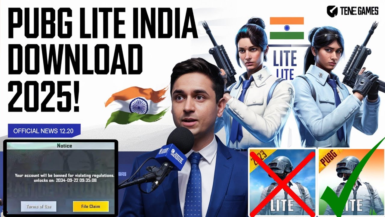 Wait is Over 😍 | Pubg Mobile Lite India Confirmed 2025 | Live id Ban ...