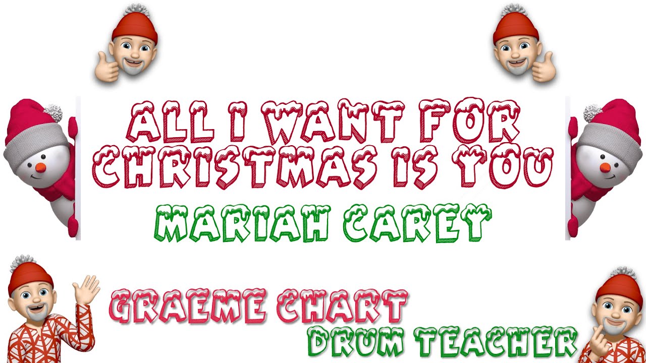 All I Want For Christmas Is You - Mariah Carey#drums #christmas # ...