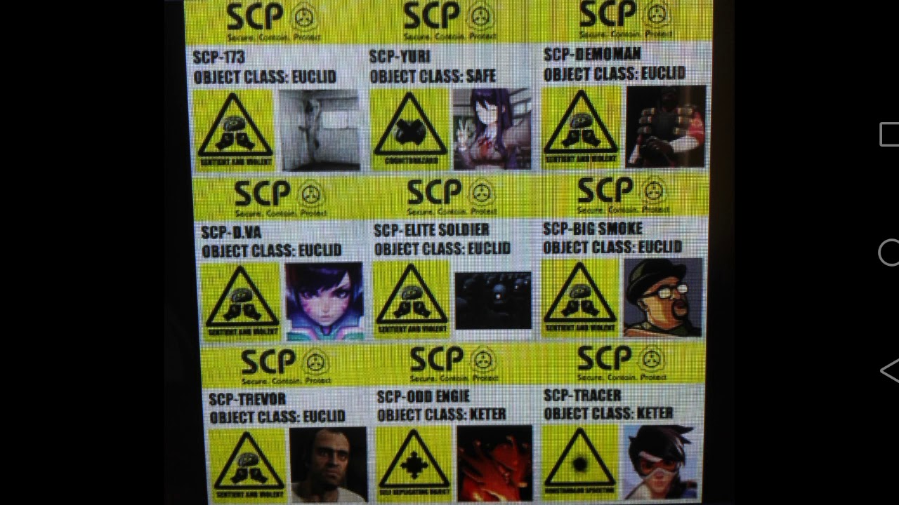 Grand Theft auto in SCP containment labels Funny 😂 - YouTube