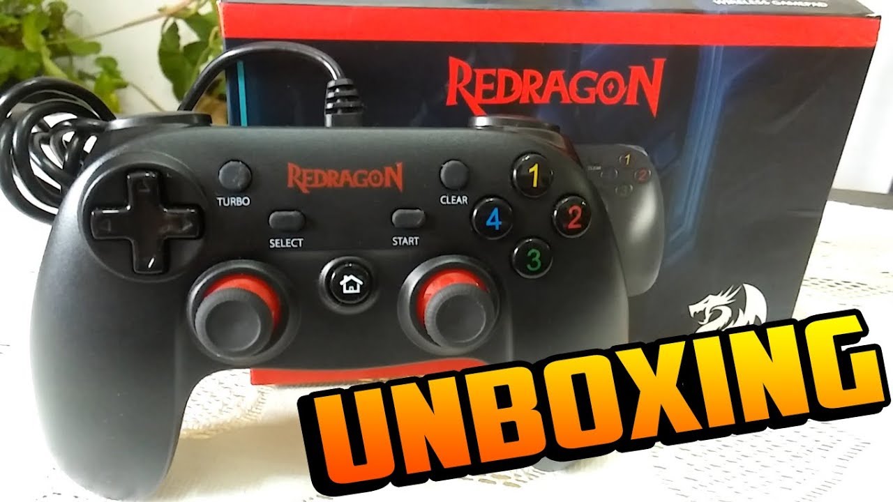 Gamepad Redragon Saturn G807 USB - PC - PS3 | Unboxing en Español ...