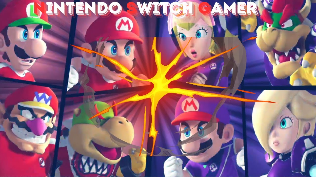 Mario Strikers Battle League Trick Cup - Full Cup Gameplay Review - YouTube