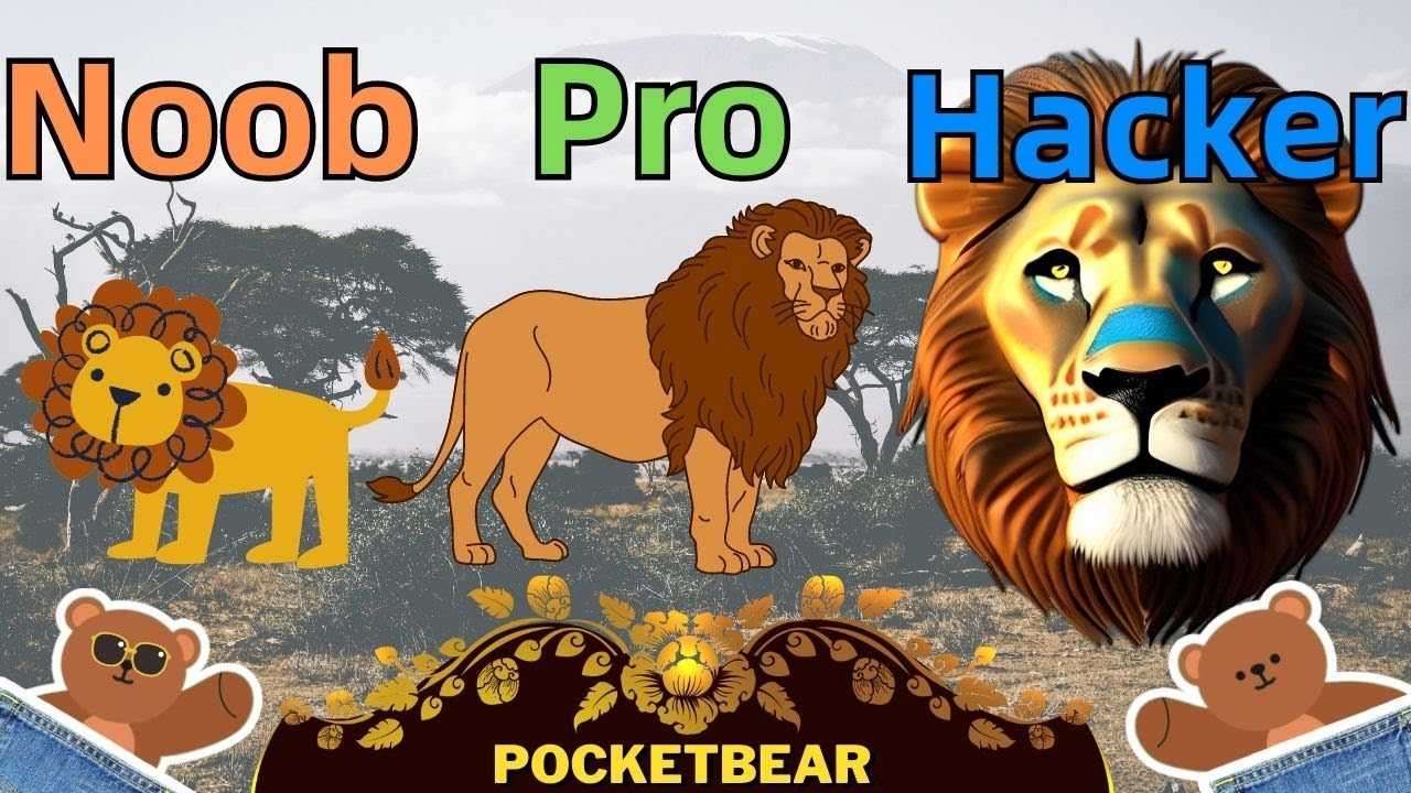 NOOB vs PRO vs HACKER - Lion Evolution: Jungle King | @PocketBear470 ...