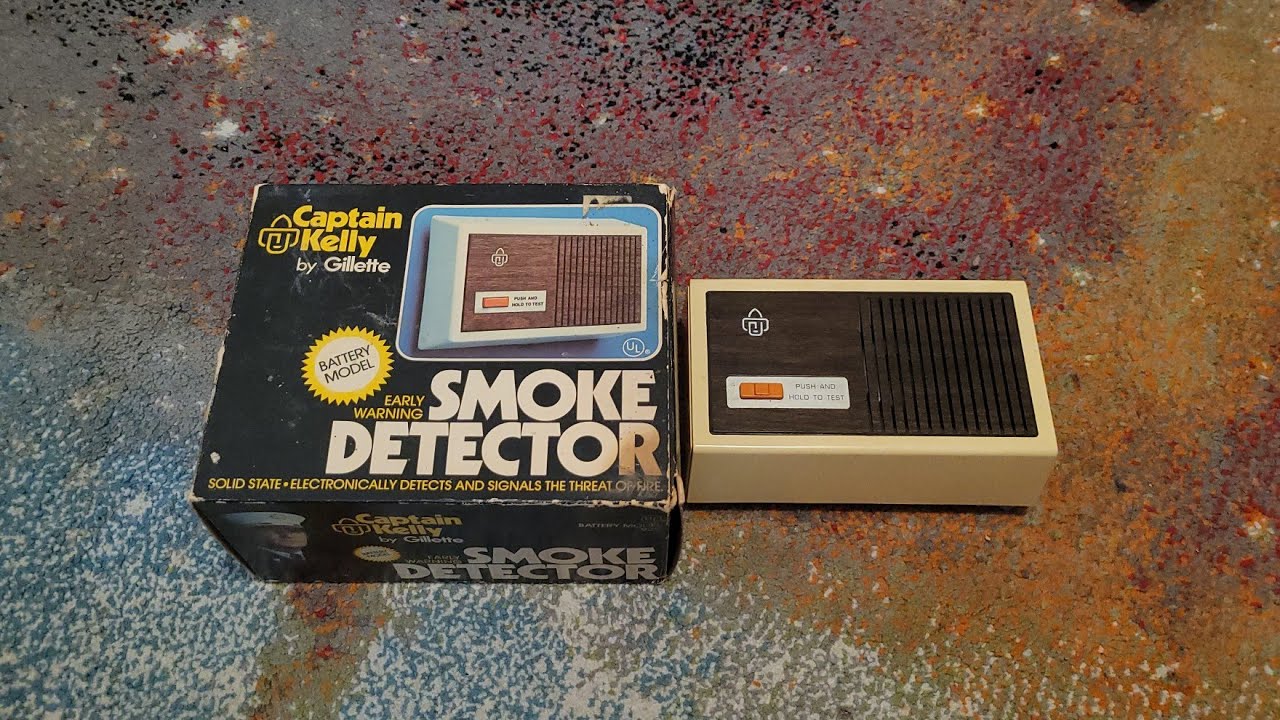 Gillette Captain Kelly 929 Battery Operated Smoke Alarm Unboxing and ...