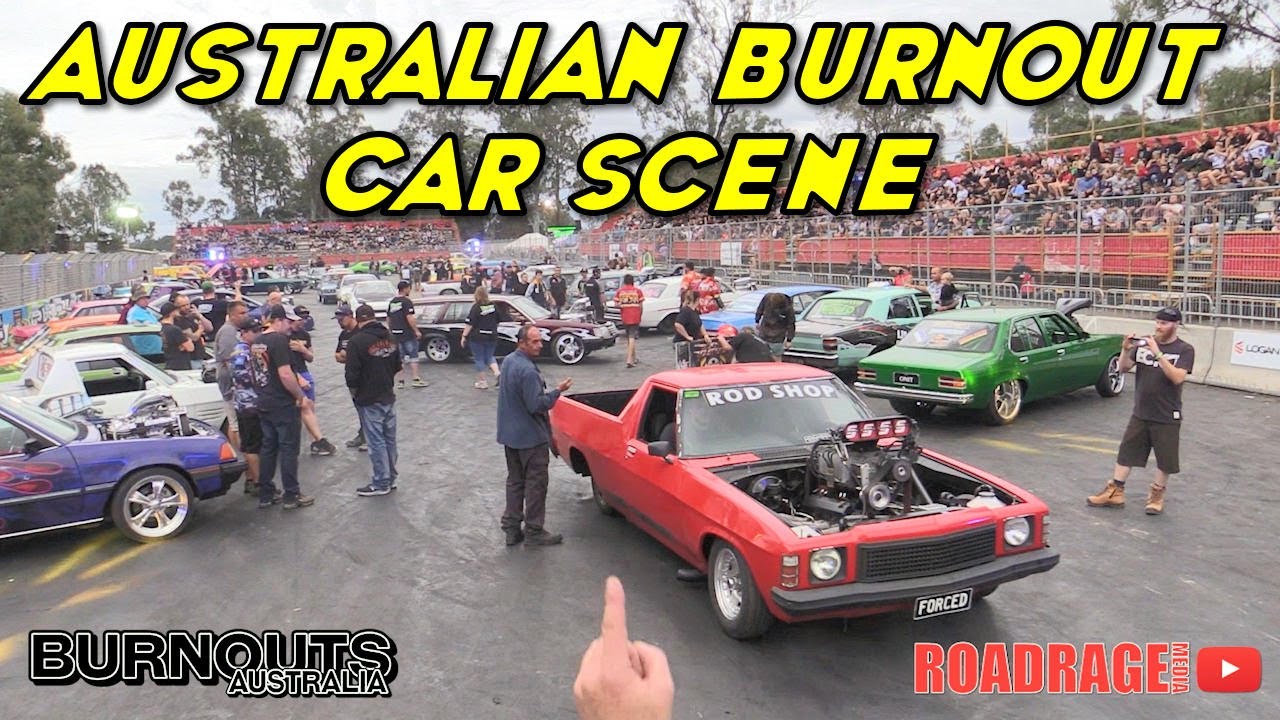Australian Burnout Car Scene! - YouTube
