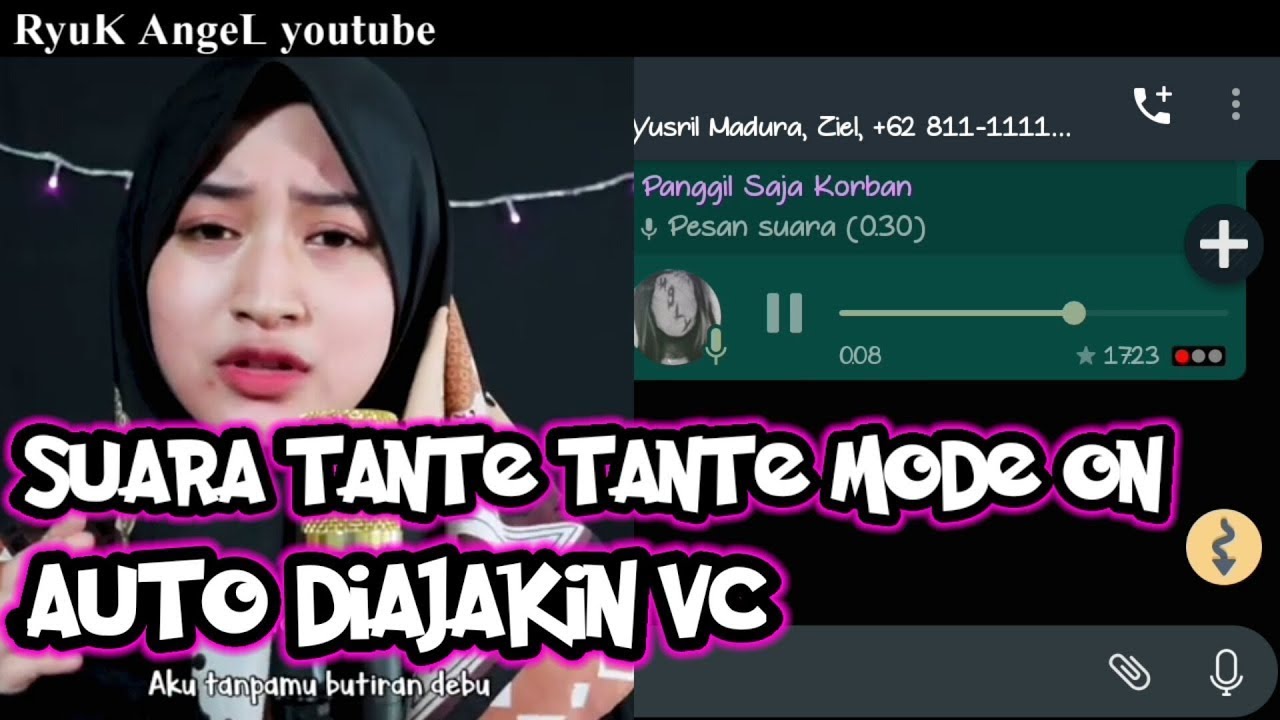 Suara Tante Cantik Mode On Auto Diajakin Vc Youtube