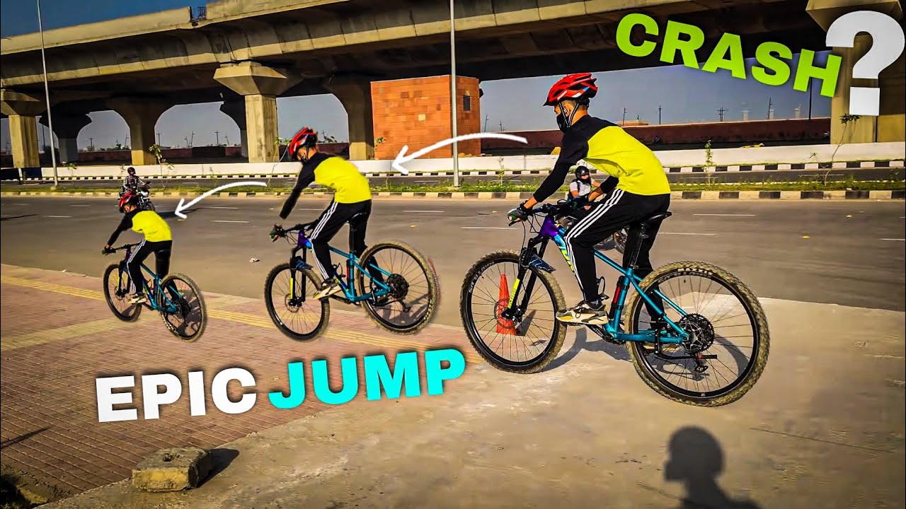 Try this jump for the first time - Jump cleared, Practiced some Technical stuff - YouTube