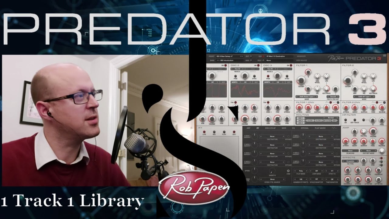 Rob Papen PREDATOR 3 Synth (& Rocoder) Demo. - YouTube