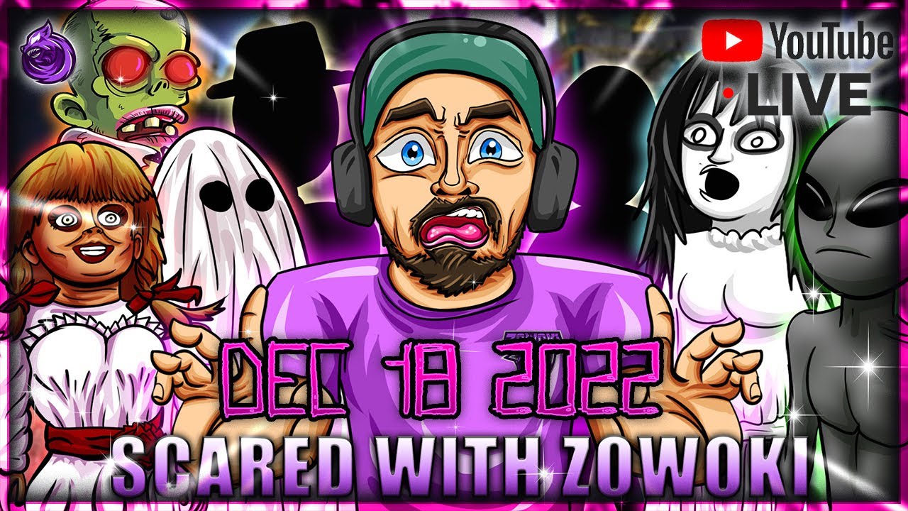 🔴LIVE MEGA Scary Video Compilation - SCARED WITH ZOWOKI *LIVE* 👻 😈 😱 ...