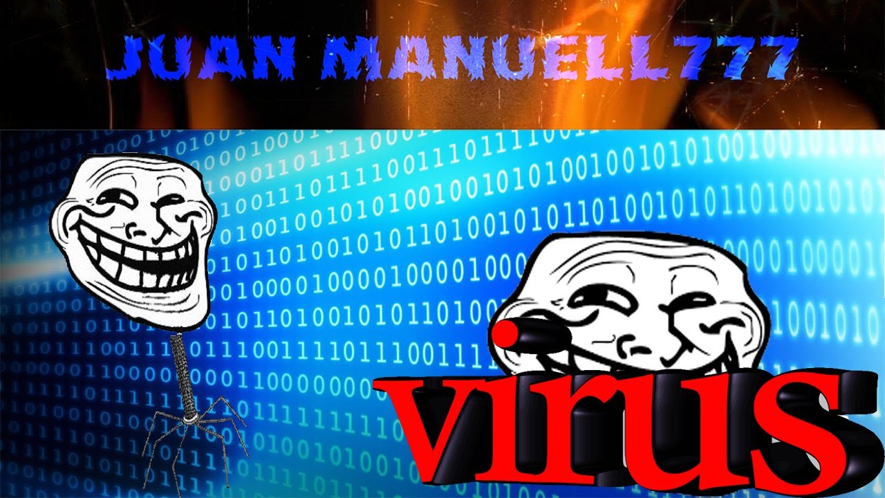 como hacer un virus troll - YouTube