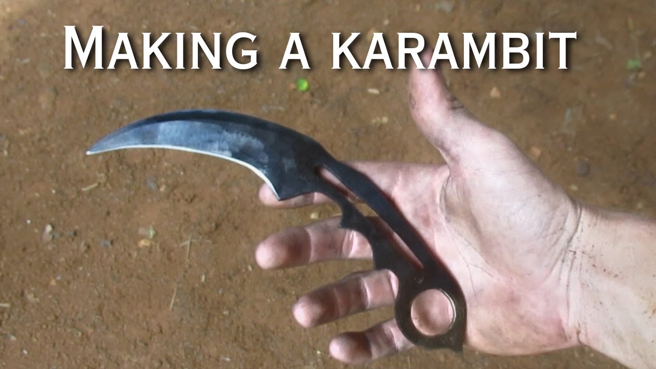Karambit Knife Forged from Scrap Metal! - YouTube