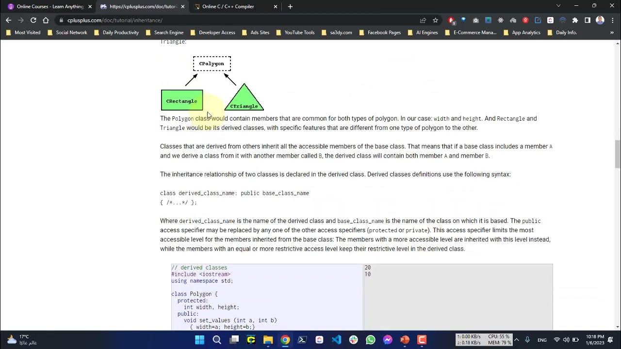 CPP Programming Online Course 4 4 Friendship and inheritance - YouTube