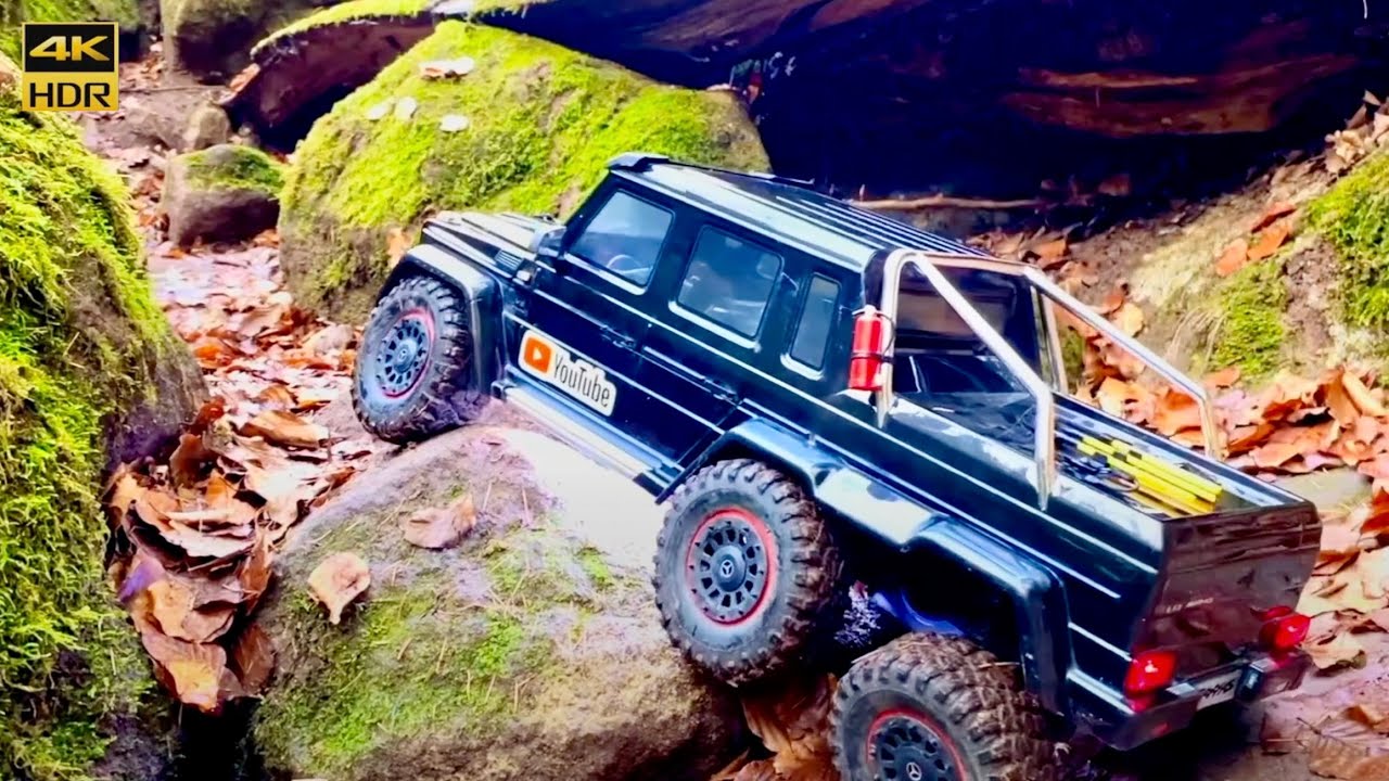 TRX6 6x6 Mercedes Benz G63 AMG - creek trail - YouTube