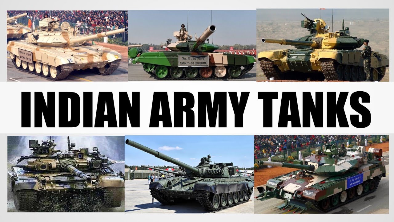 Indian Army Tanks | Advanced Tanks of indian army |Arjun MBT Tank ...