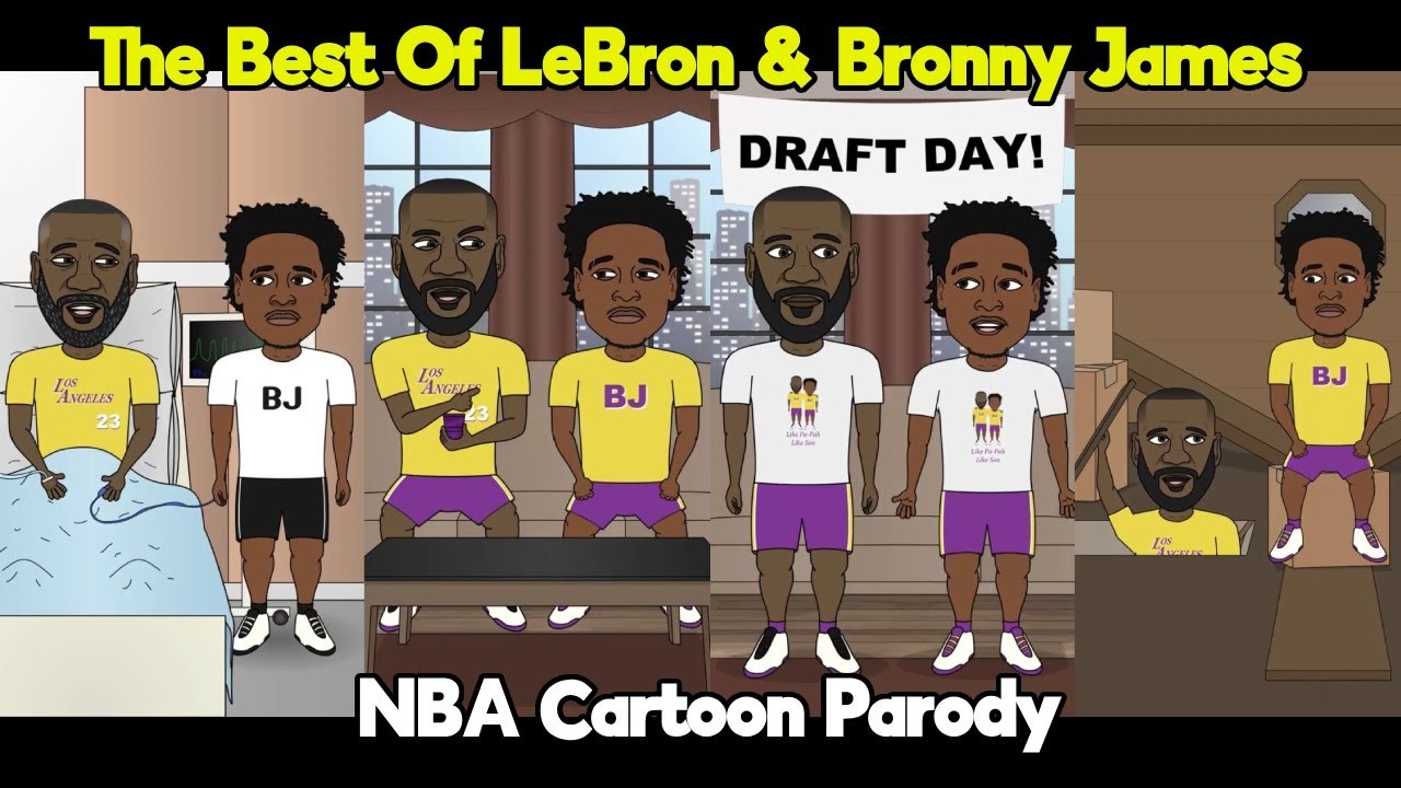How LeBron got Bronny to the Lakers Cartoon Parody. The Best of Pa-Pah ...