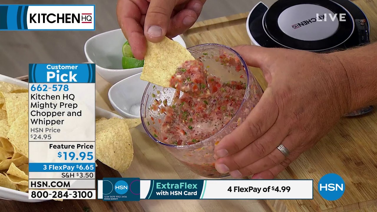 Kitchen HQ Mighty Prep Chopper and Whipper - YouTube