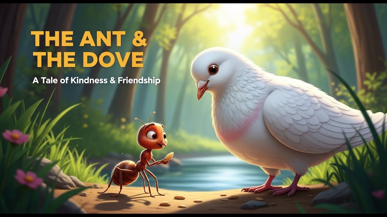 The Ant and The Dove — Kindness Always Returns | Moral Story - YouTube