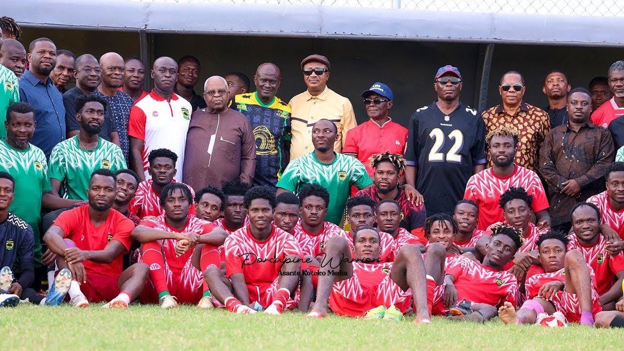 Asanteman Council visited Kotoko training grounds today ahead of Super ...