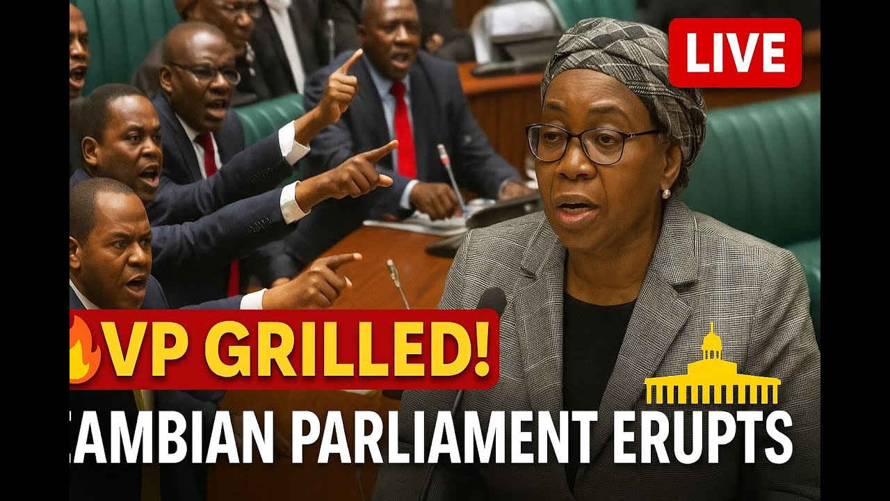 “WATCH: Zambian Parliament HEATS UP During VP Question Time 🔥” - YouTube