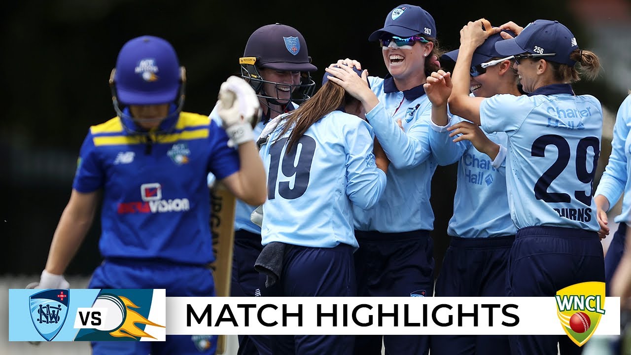 NSW win thriller over Cooke-inspired Meteors | WNCL 2022-23 - YouTube