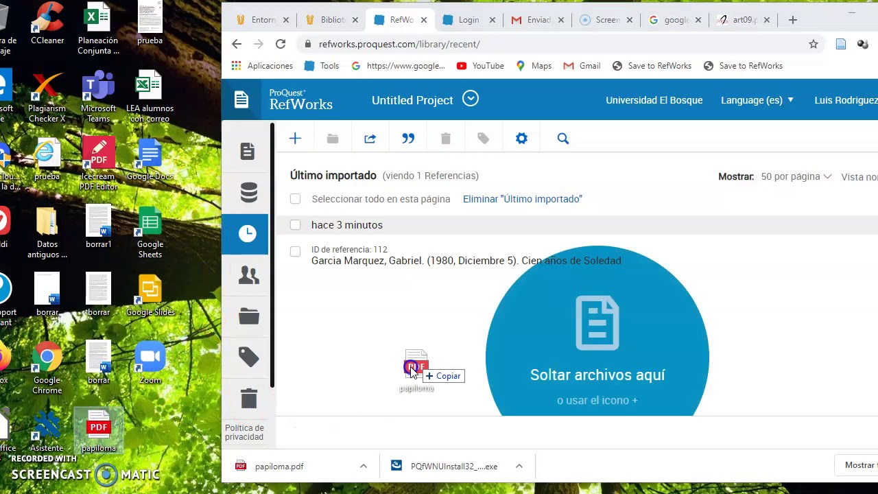 Cómo utilizar Refworks 1 de 2 - YouTube