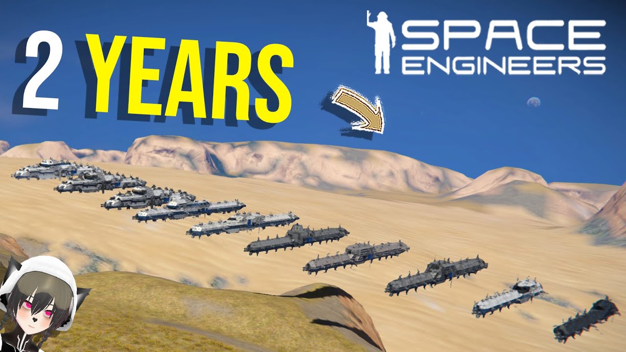 This Space Engineers Ship Evolved Over 2 YEARS - History Overview - YouTube