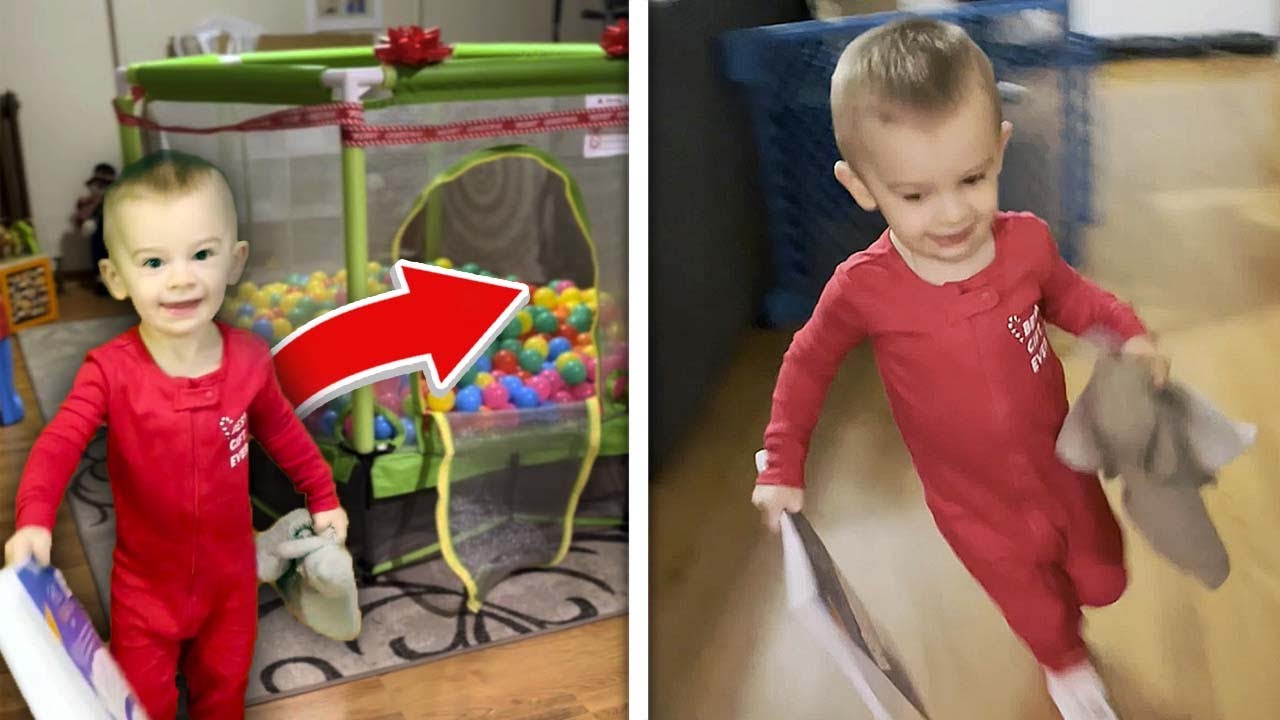 Two Year Old Doesn t Even Notice His Christmas Present Funny Xmas two-year-old-doesn-t-even-notice-his-christmas-present-funny-xmas