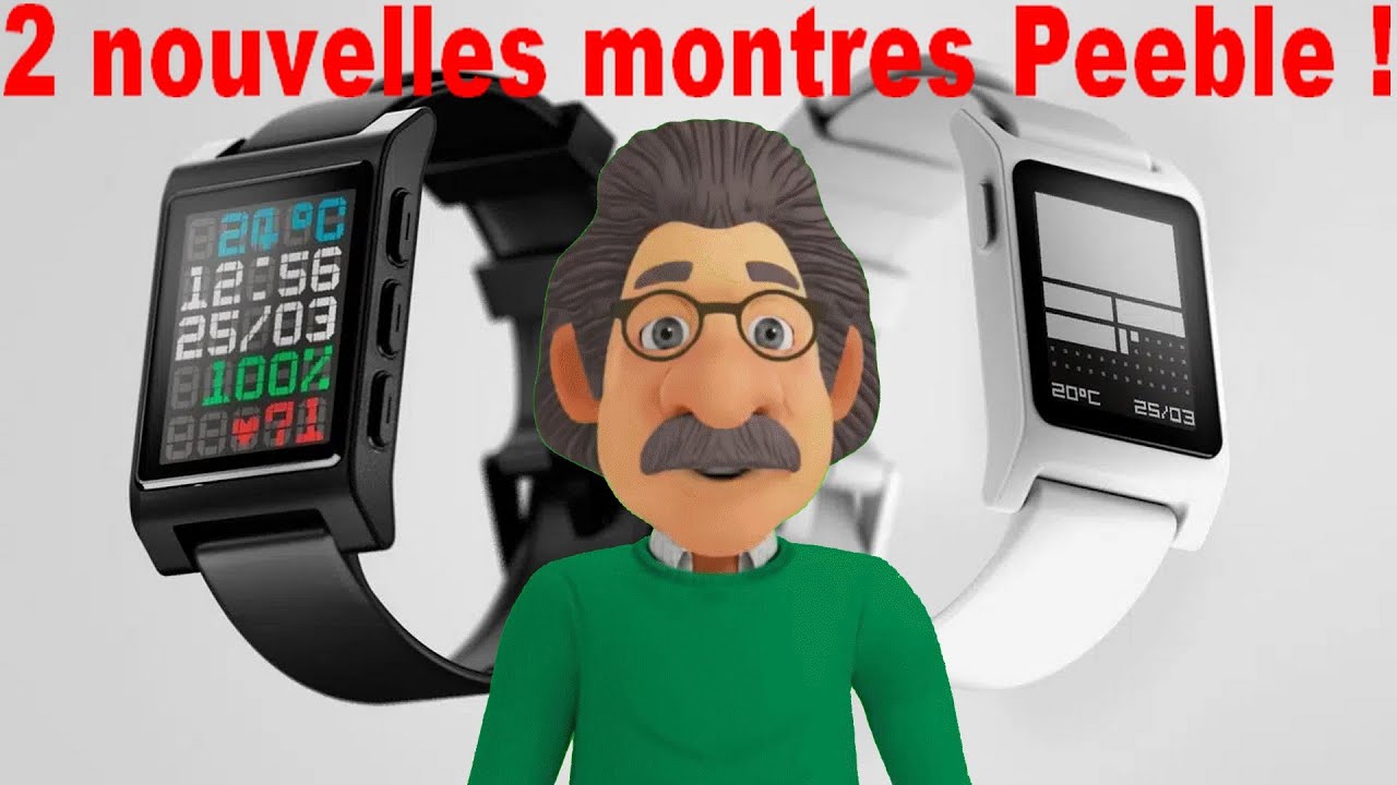 Peeble revient avec ses 2 montres open source Core 2 Duo et Core Time 2 ...