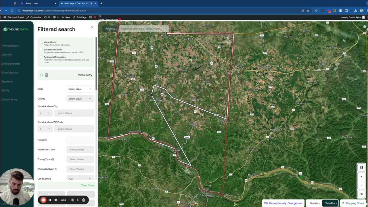 How To Use The Polygon Search Tool On Land Portal - YouTube