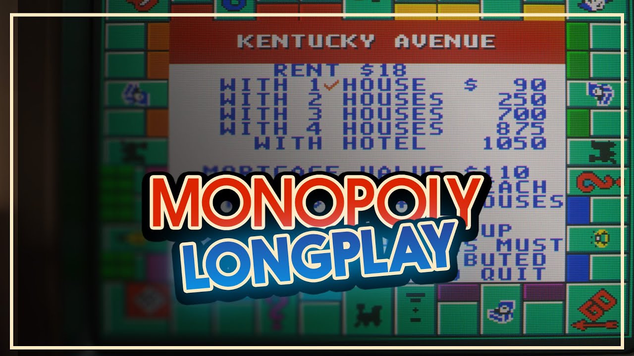 Monopoly | 1990 | LONGPLAY - Classic Board Game Adaptation! | Sega ...