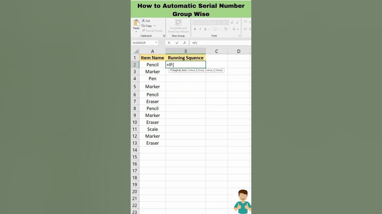 Group wise serial number in excel formula || #excelformula #excelworld #exceltips #exceltricks ...