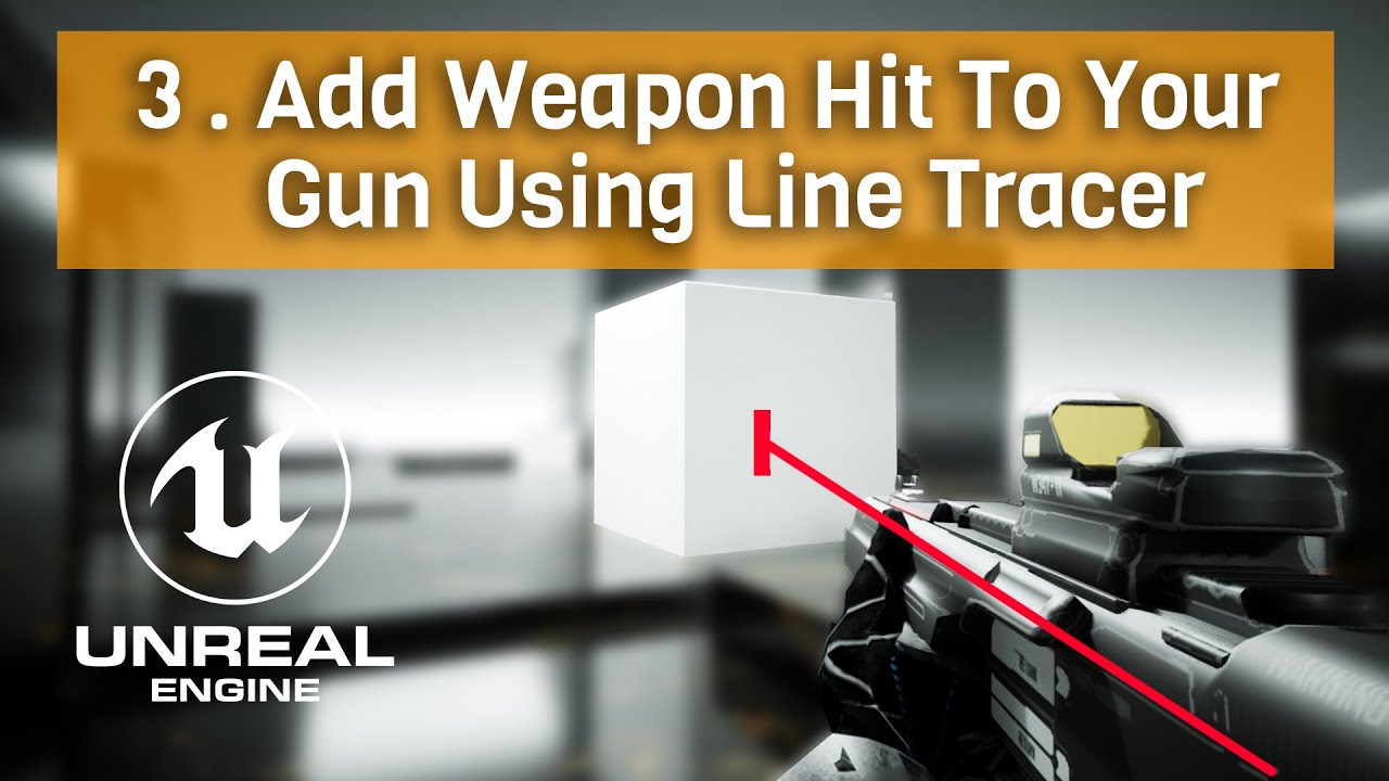 Add Weapon Hit To Your Gun Using Linetracer In Unreal Engine 5 - YouTube