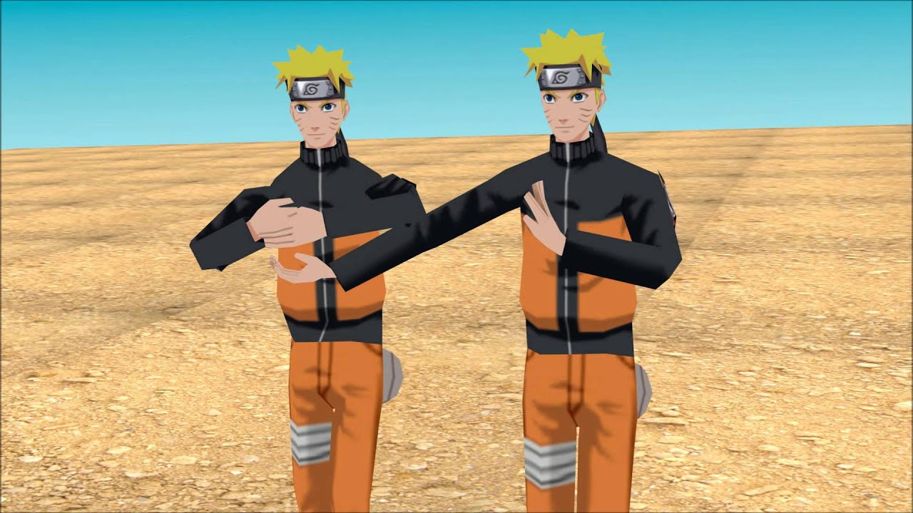 Naruto vs Sasuke [Blender Animation] - YouTube