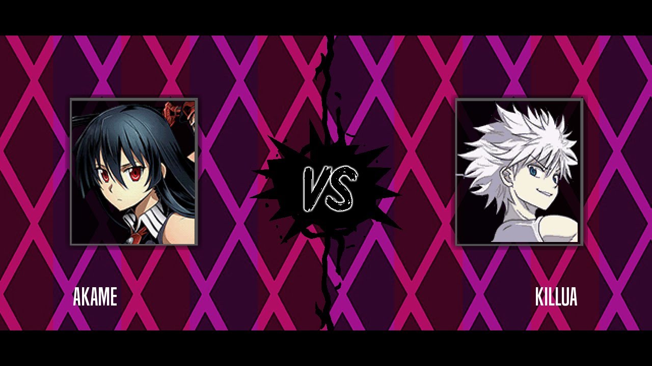 AKAME vs KILLUA Mugen Anime Jus!! - YouTube