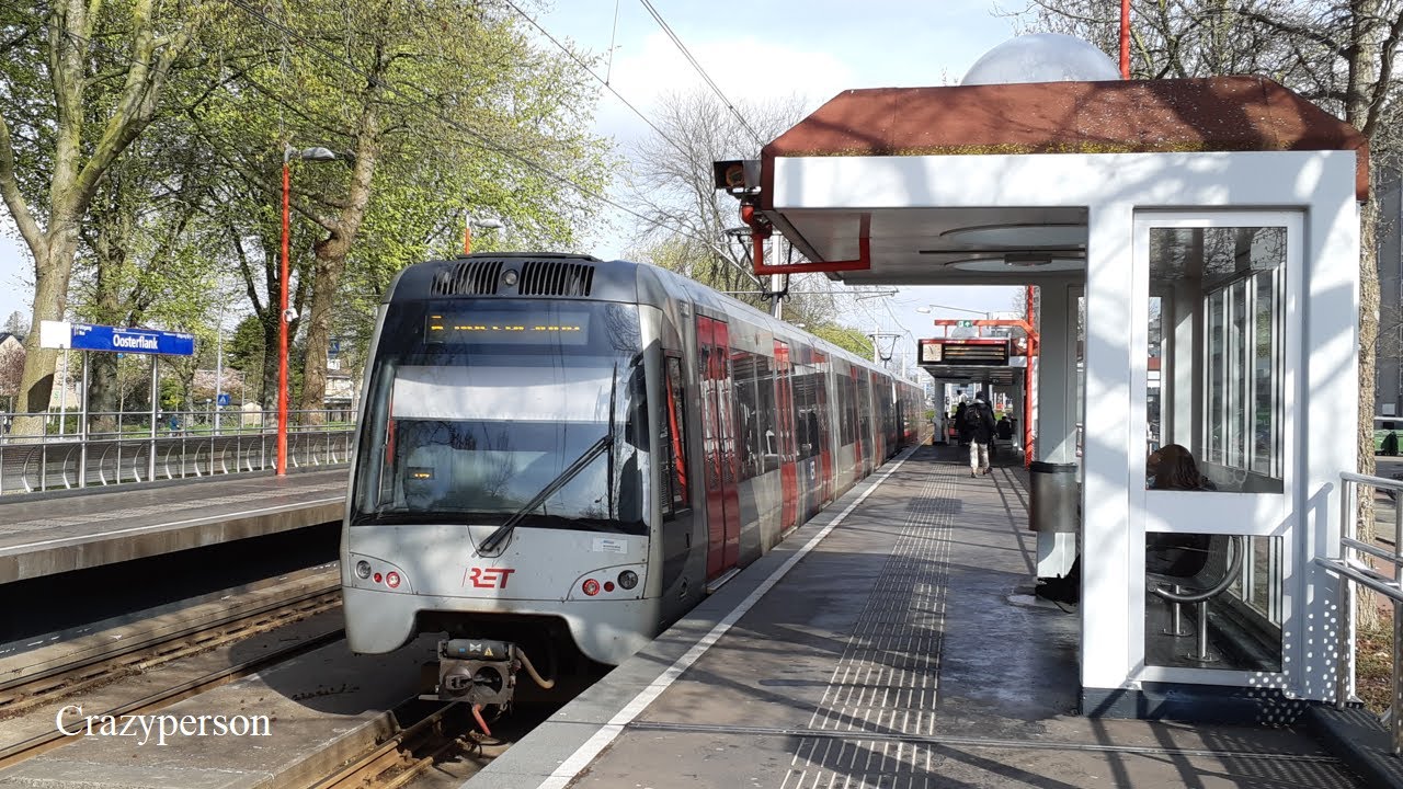 Metro Rotterdam Zalmplaat - Beurs - Alexander met RET lijn D en B - YouTube