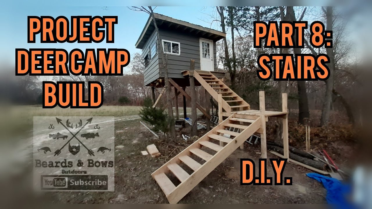 How To Build A Deer Camp // Part 8 - YouTube