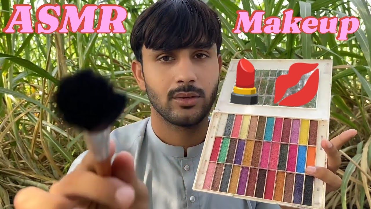 ASMR Doing your 💄💋makeup tutorial Wishpering | OUTDOOR - YouTube