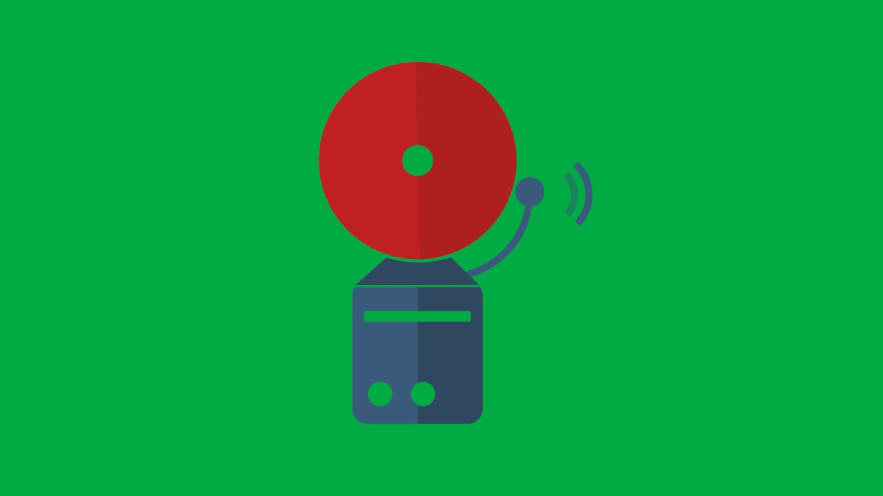 Alarm Green Screen - YouTube