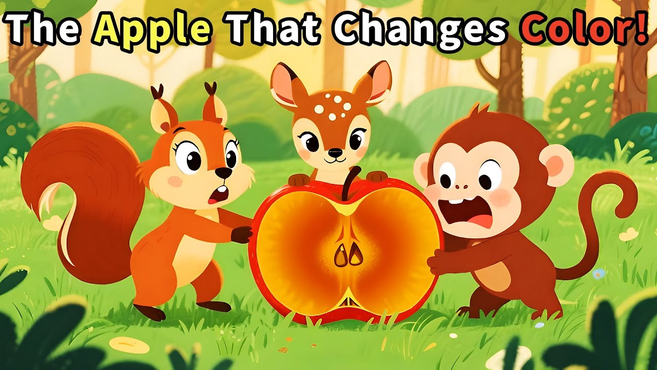 The Apple That Changes Color!| Peanut Tales | Bedtime Stories for Kids ...